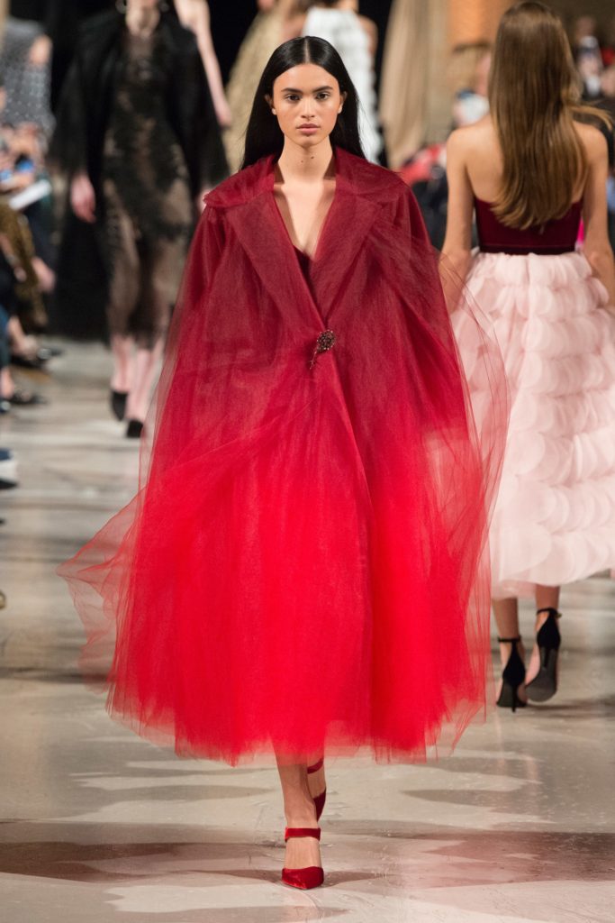 Bright Red on the Runway for New York Fashion Week Fall/Winter 2018 ...